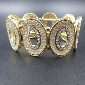 Jewelry | Vintage Cute Crystal Oval Shaped Bracelet | Poshmark